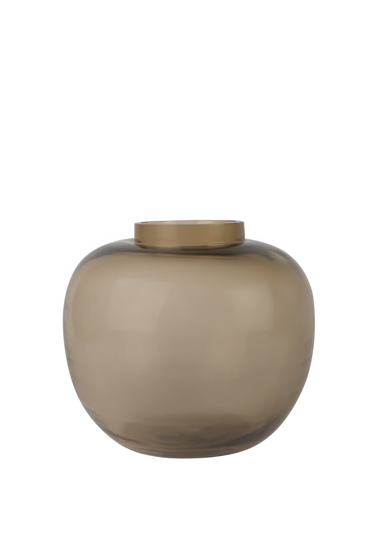 Light Smoke Glass Vase — RoseBuck